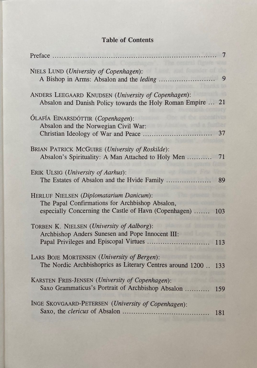 Archbishop Absalon of Lund and his World, bog - ROMU WEBSHOP